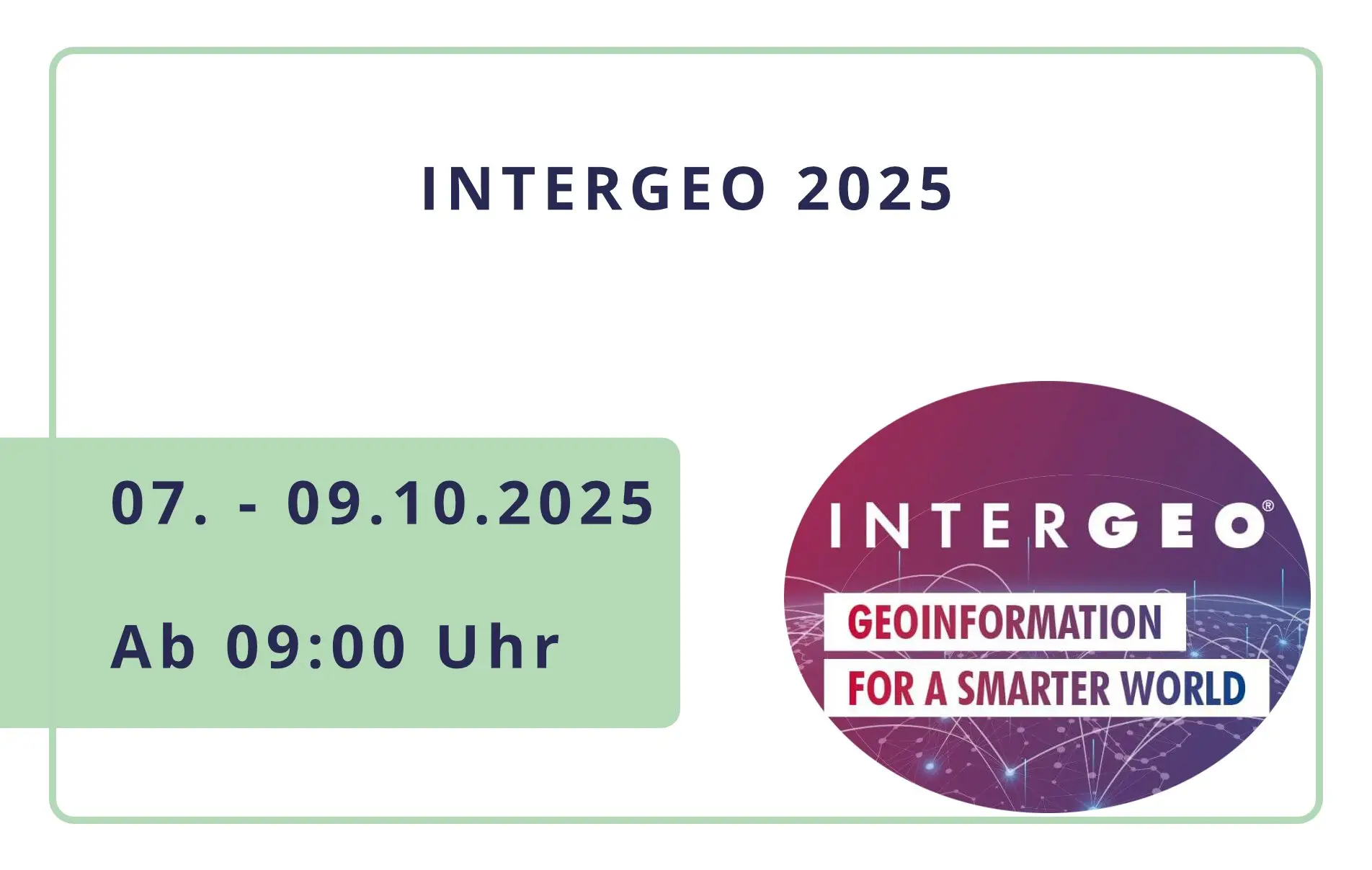 INTERGEO 2025 - GIS Consult GmbH