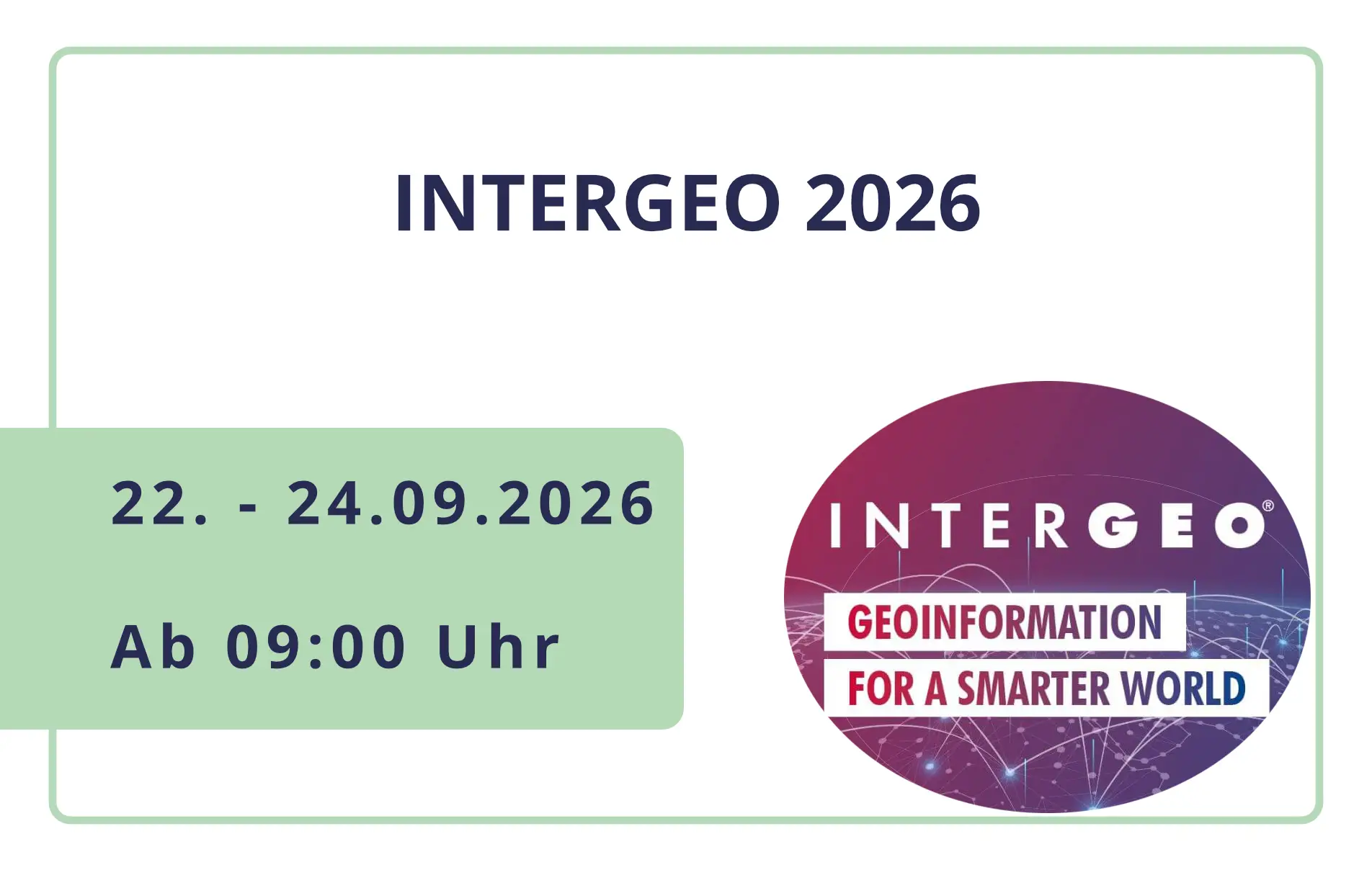 INTERGEO 2026 - GIS Consult GmbH