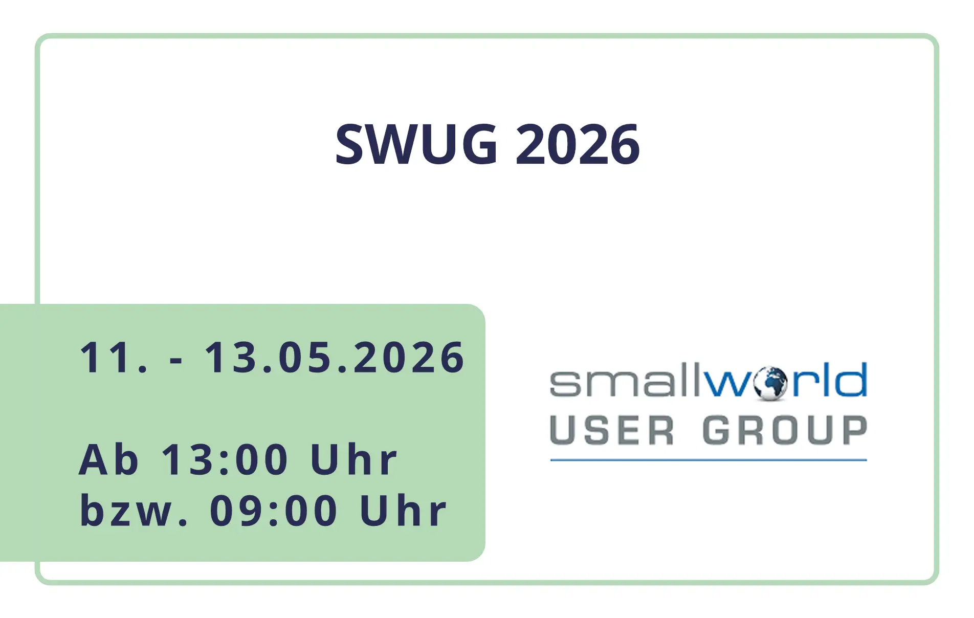 SWUG 2026 - GIS Consult GmbH