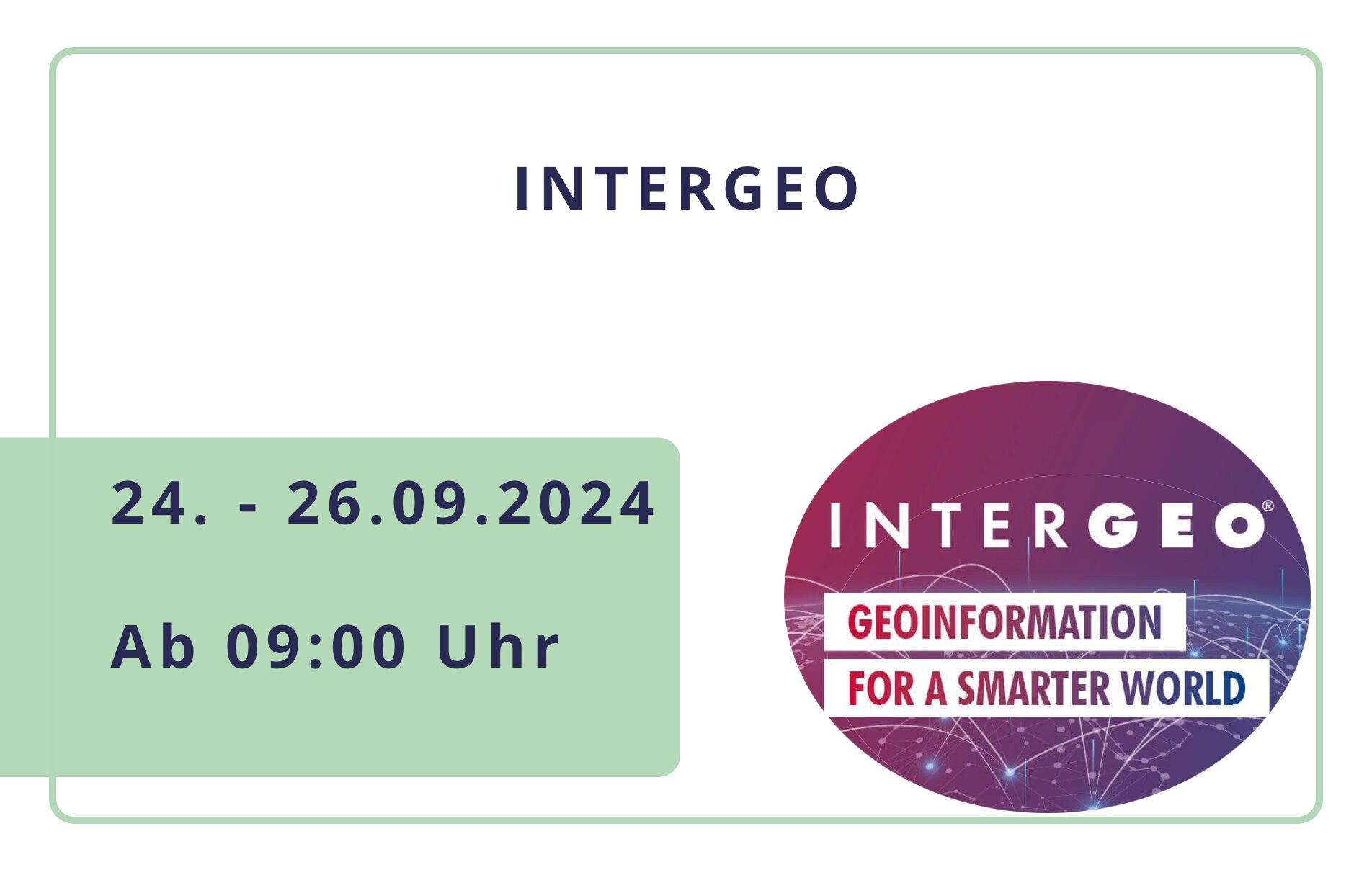 INTERGEO 2024 - GIS Consult GmbH