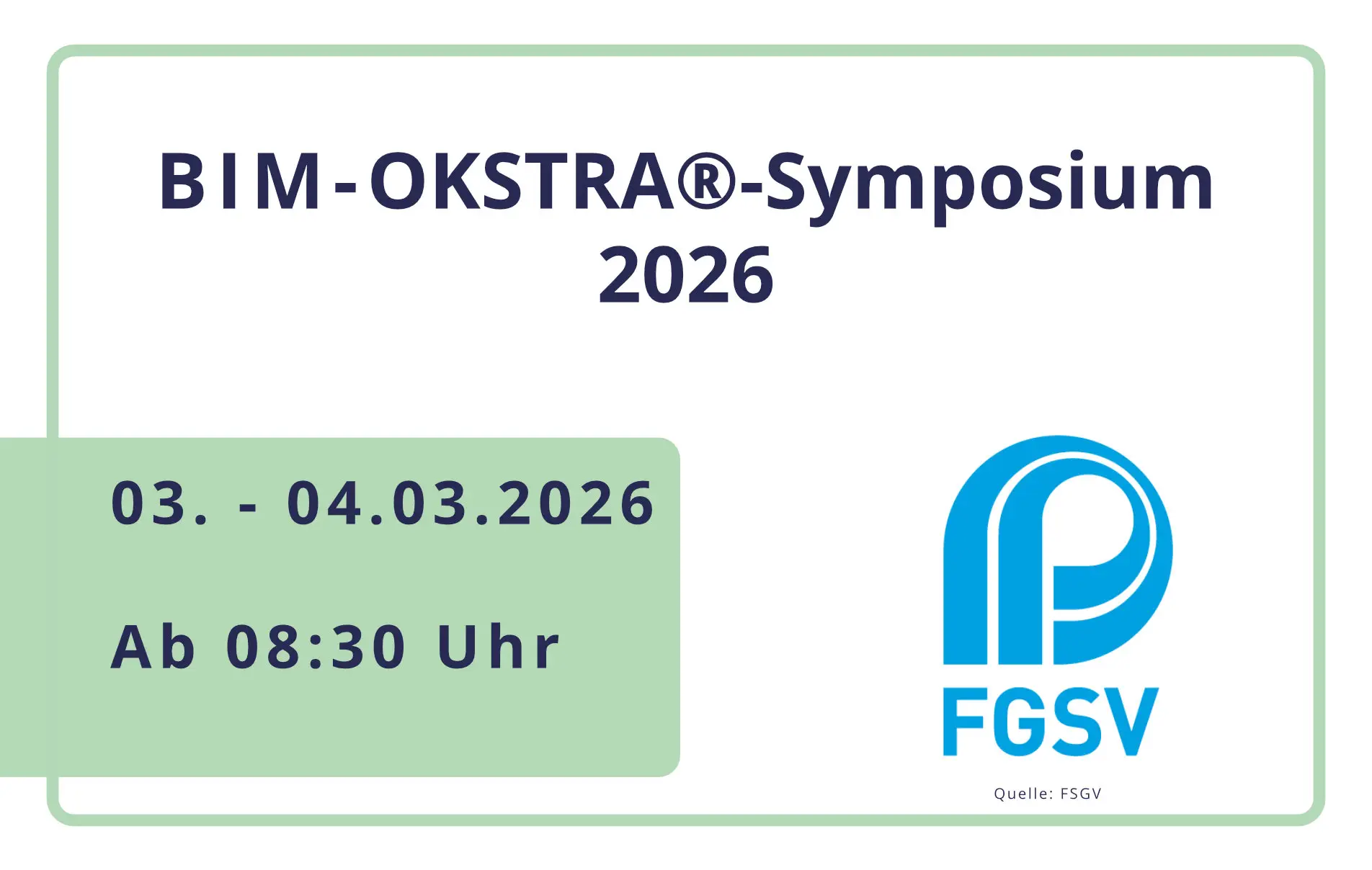 BIM-OKSTRA®-Symposium 2026 - GIS Consult GmbH
